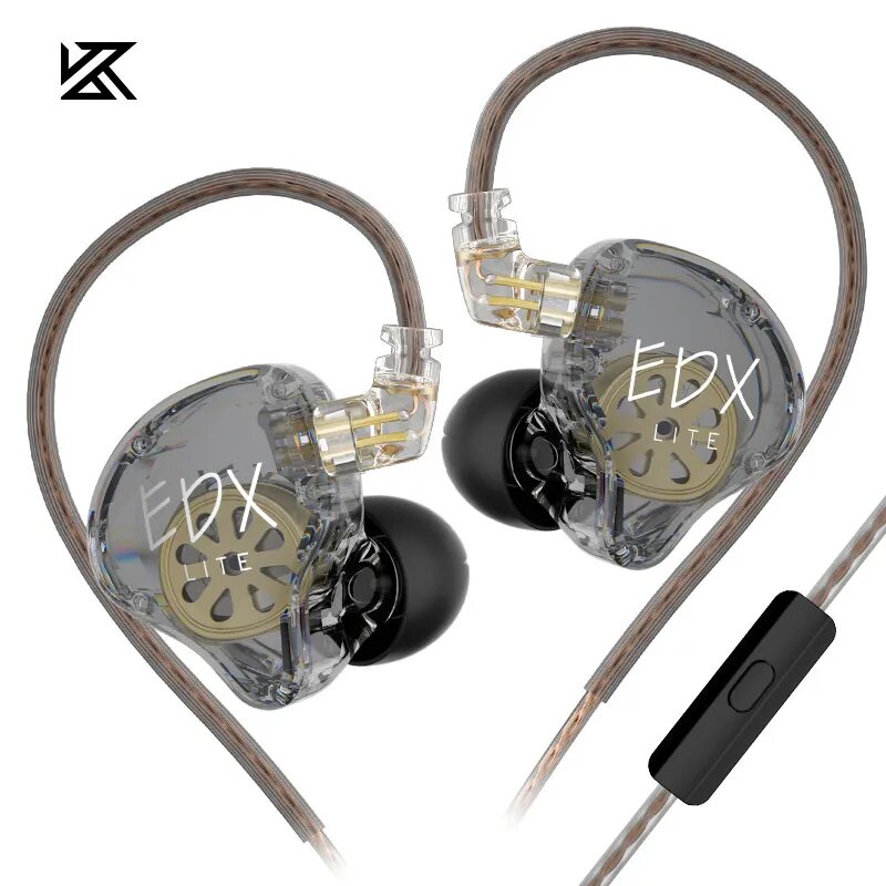 KZ EDX Lite Grey наушники MIC
