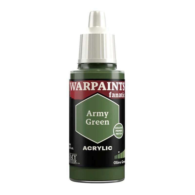 Акриловая краска Army Painter Warpaints Fanatic: Army Green