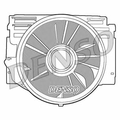 Вентилятор радиатора Denso der05007 для BMW X5 E53