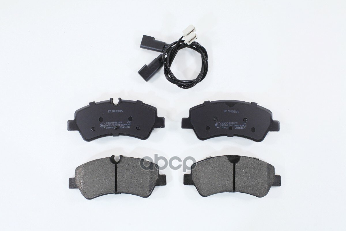 К-т дисков. тормоз. колодок ZF Russia арт. GDB1968ZFR