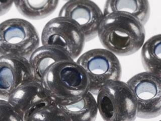 Бисер Preciosa 18131 Зольгель (solgel) серебряный, металлик (10/0) 2.3 мм, 5 г, цена за 2 уп.