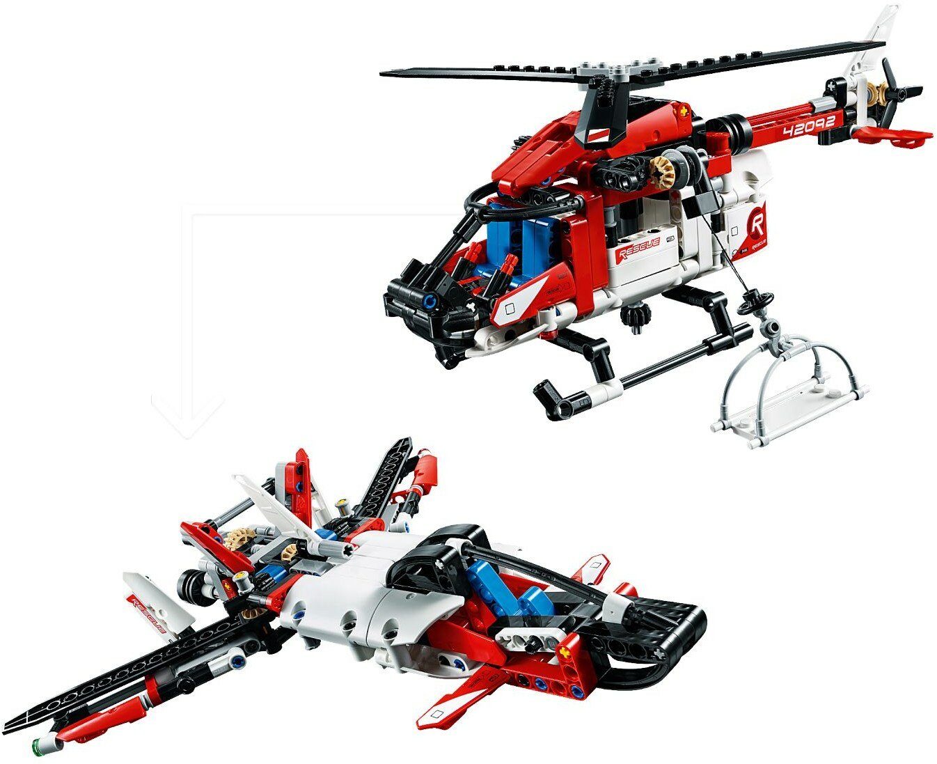 Конструктор LEGO Лего 42092 Спасательный вертолёт