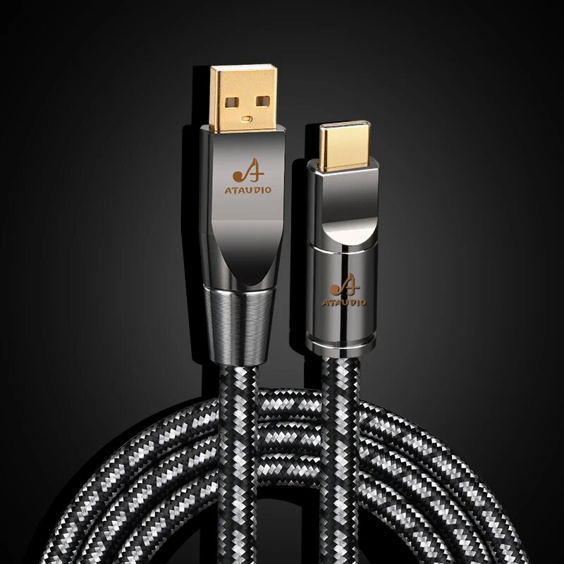 ATAUDIO HiFi USB кабель Type A к Type B USB A-C cable, 1 м