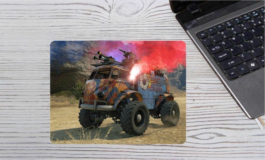 Коврик для мышки игровой 36 на 29 см MIGOM по игре Crossout, Кроссаут №4
