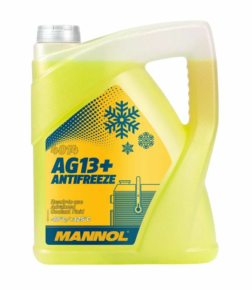 Антифриз "Mannol" AG13+ (-40*C) Advanced желтый (5л)