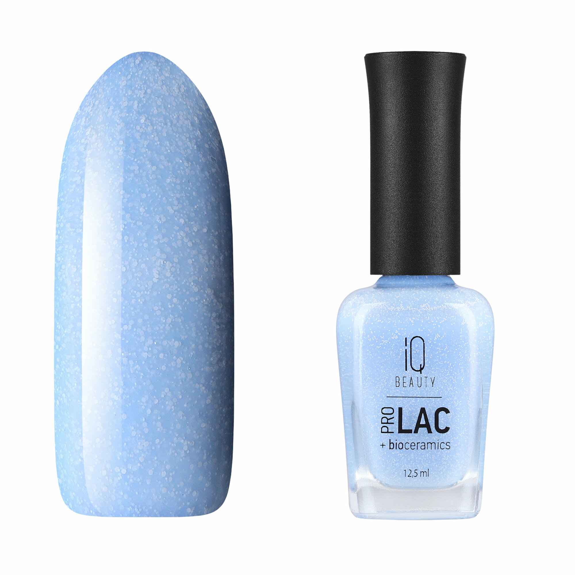 Лак для ногтей, IQ Beauty, ProLac + Bioceramics, №130 Snowflakes