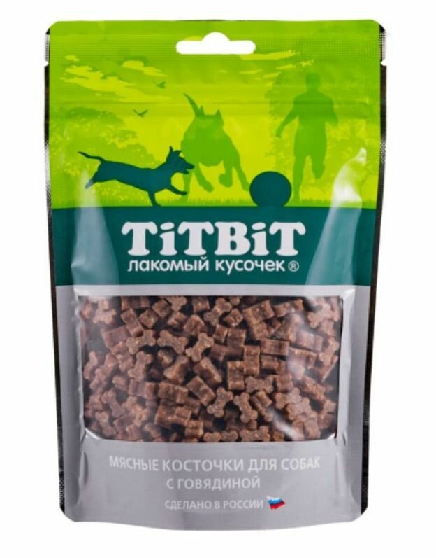 Titbit Лакомство для собак Косточки мясные с Говядиной, 145 г