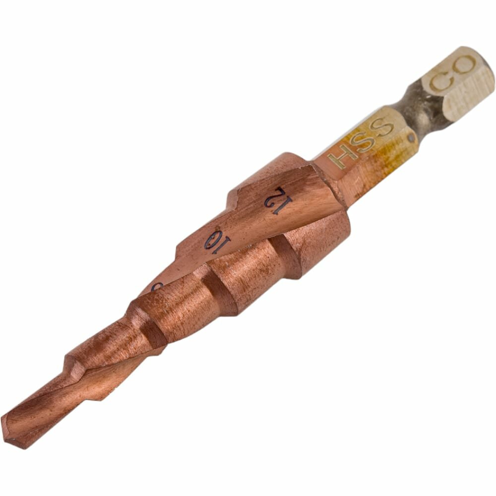 Ступенчатое сверло по металлу росомаха Extreme COBALT