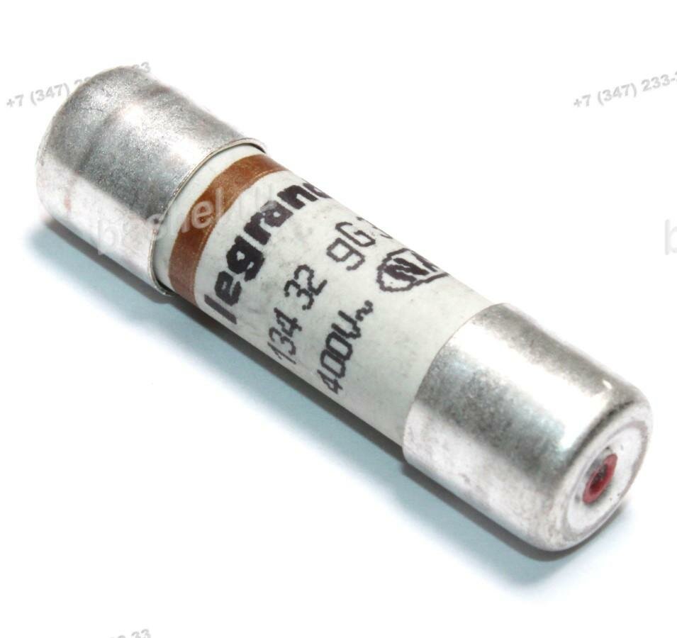 FUSE 10*38mm gG 32А с индикатором Legrand, Предохранитель