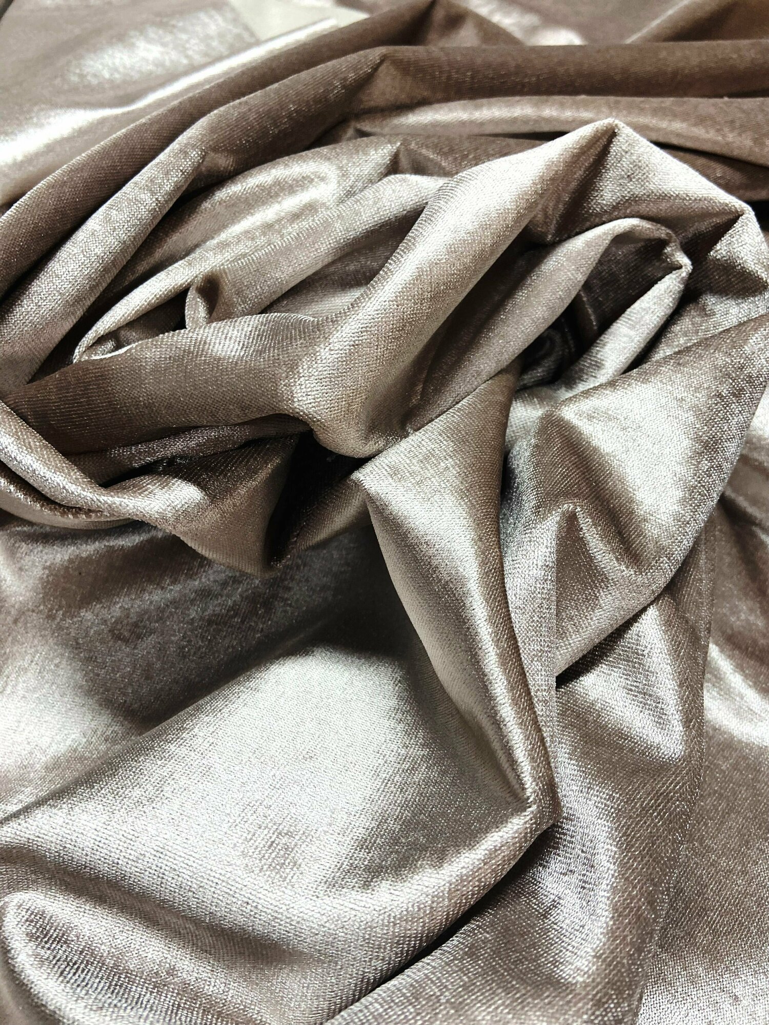 Мебельная ткань, велюр. DUZ beige. Отрез 1м*140см.