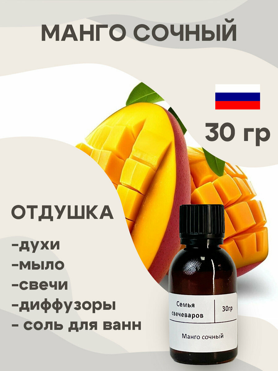 Отдушка для свечей и мыла. Ароматизатор косметический