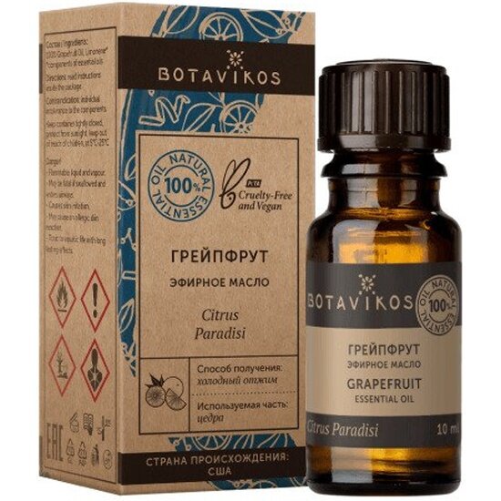 Масло эфирное Botavikos Грейпфрут, 10 мл