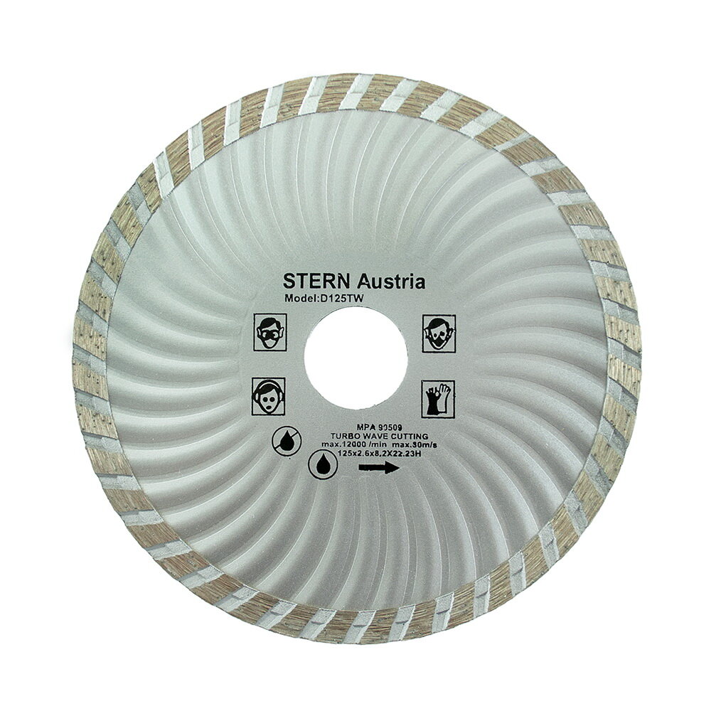 Диск алмазный турбо-волна Stern TGS 125x22.2 мм TORGWIN S18864