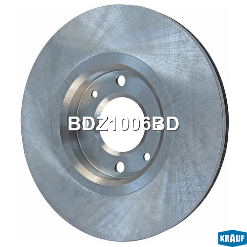 Диск тормозной передний Krauf BDZ1006BD