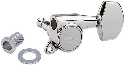 Колки 3+3 GOTOH SG381-01, хром