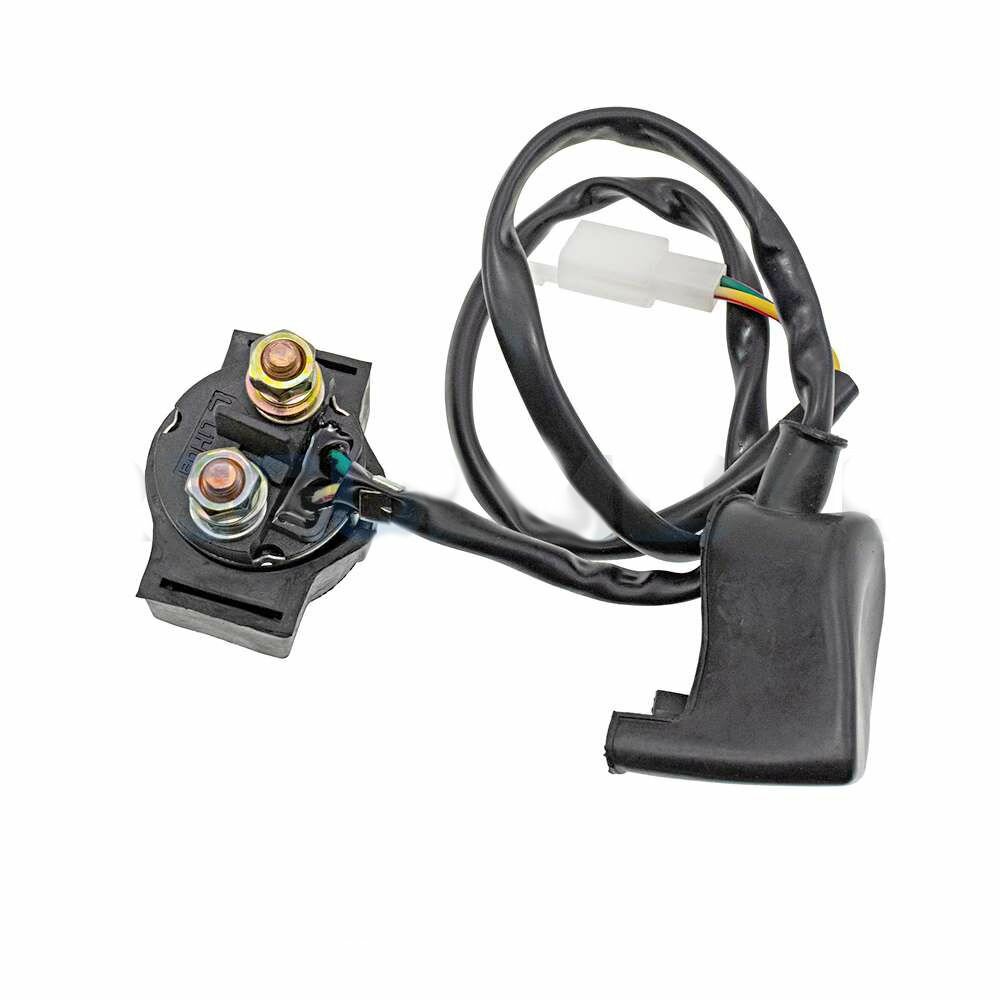 Реле стартера Regulmoto Longjia, металл, для питбайка, мотоцикла, черное, 1 шт