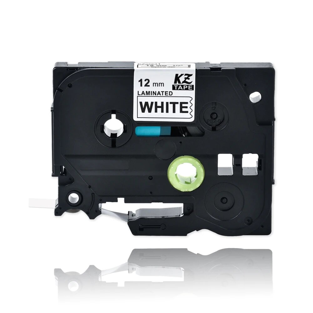 Лента для принтера KZE TZE-231 12 мм черная black on white