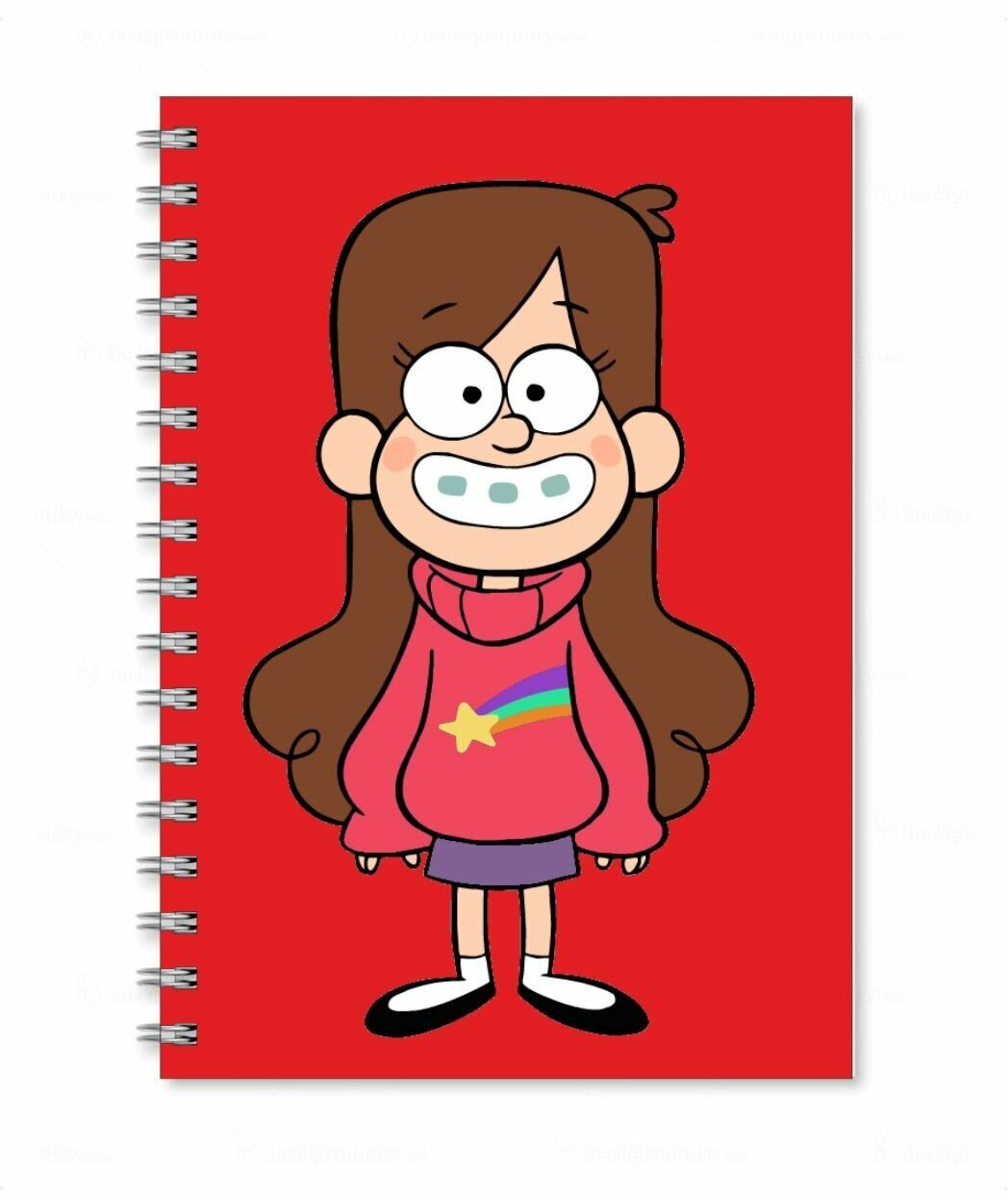 Тетрадь Mewni-Shop формата А5, с принтом "Гравити Фолз" - 23