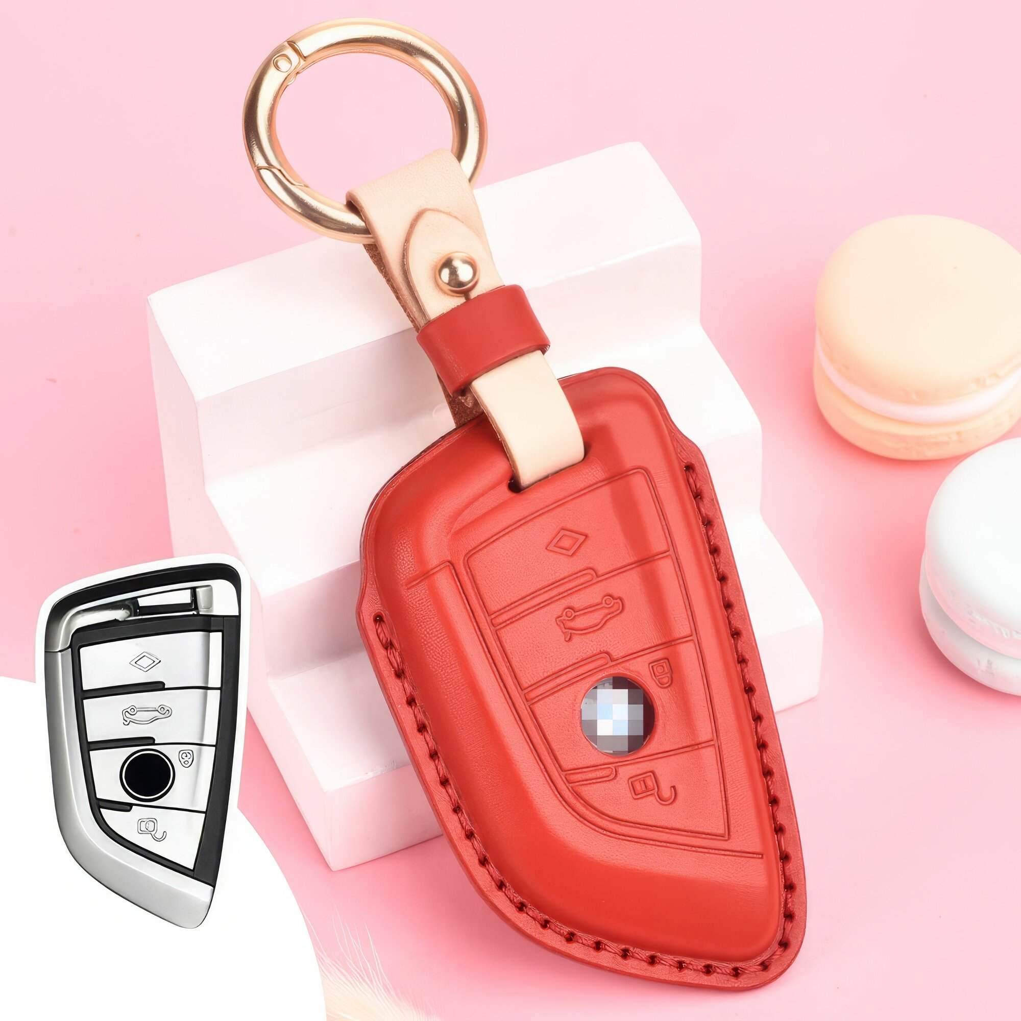 Чехол для ключа BMW 2015+ 4 кнопки