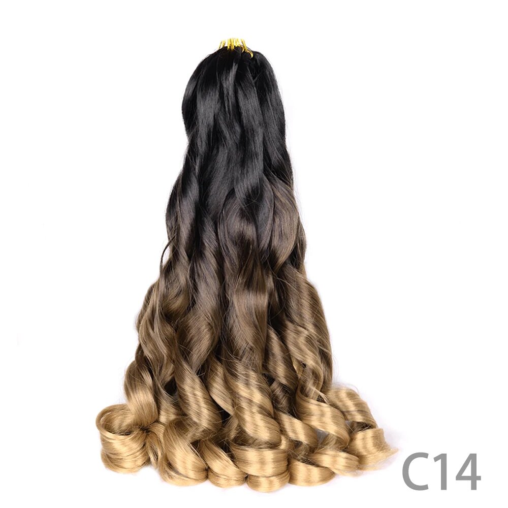 Волнистые волосы синтетические Luoyudu, 24 дюйма, DJ75G C14