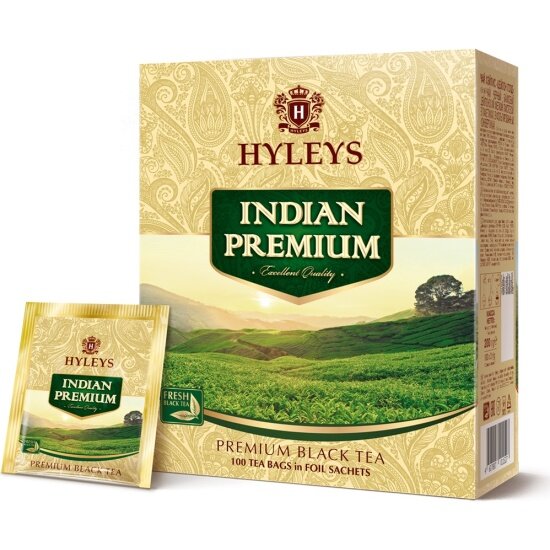 Чай черный Hyleys Хэйлис () Индиан Премиум 100 пакетиков