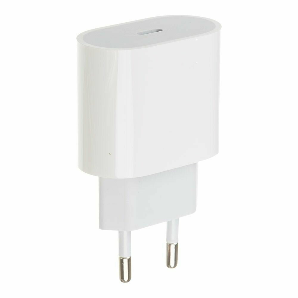 СЗУ USB-C 20W Power Adapter с выходом USB Type-C (MHJE3ZM/A) A2347 (белое/коробка) оригинал