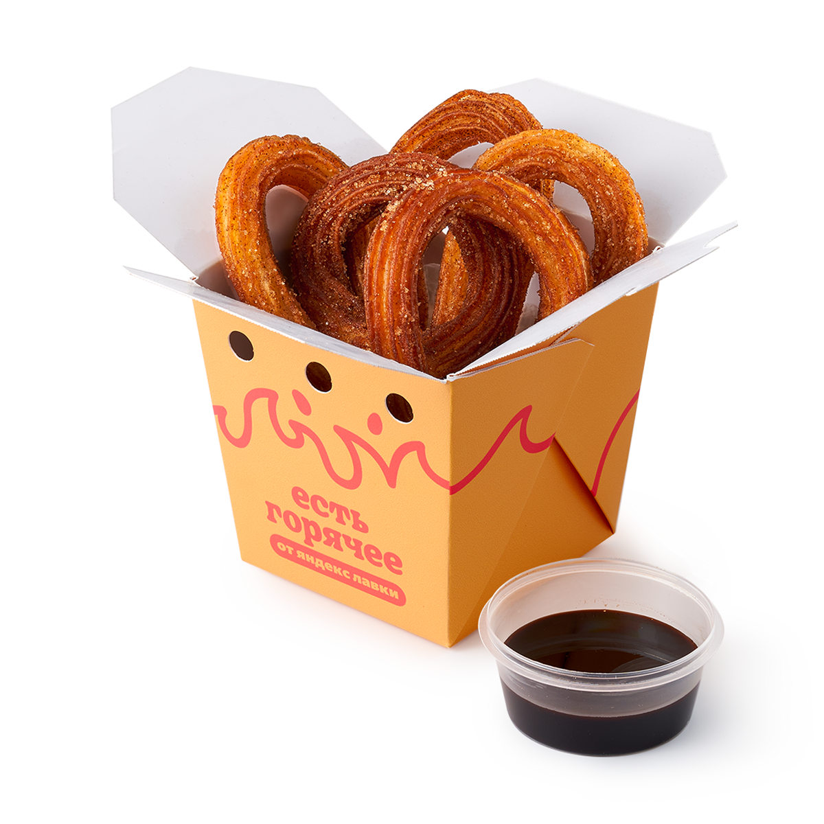 Чуррос "Есть Горячее", классический, с шоколадом, 145 граммов.