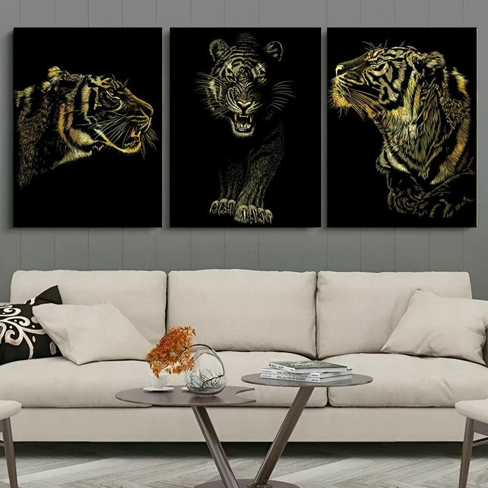 Картина на стену для интерьера от бренда Pechat Vip из категории Триптих 40х50 см.