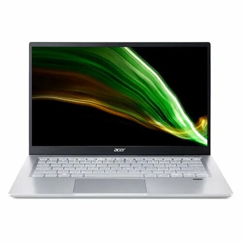 Ноутбук Acer Swift 3 SF314-43 14", IPS, AMD Ryzen 7 5700U 1.8ГГц, 8-ядерный, 16ГБ LPDDR4x, 512ГБ SSD, AMD Radeon, без операционной системы, серебристый [nx. ab1er.011]