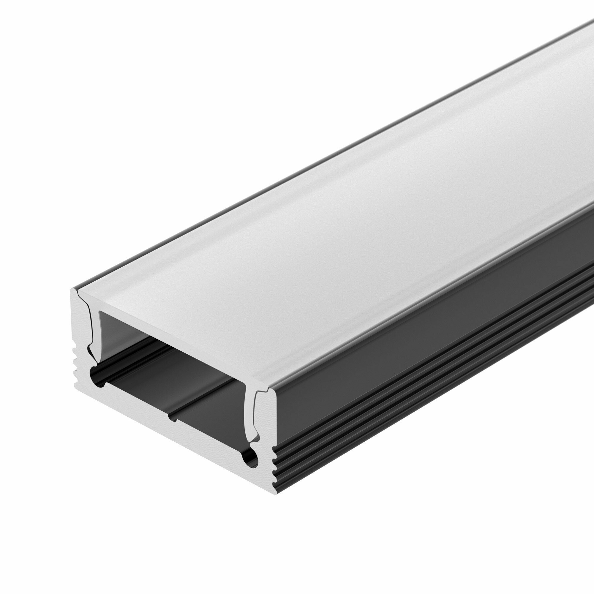 Профиль для светодиодной ленты Arlight Профиль SL-SLIM-H7-2000 BLACK (Arlight, Алюминий), 2м