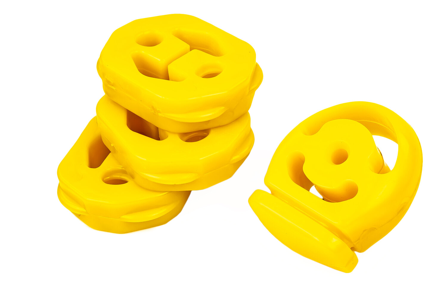 Комплект подушек глушителя, желтый полиуретан CS20 COMFORT на Лада Приора