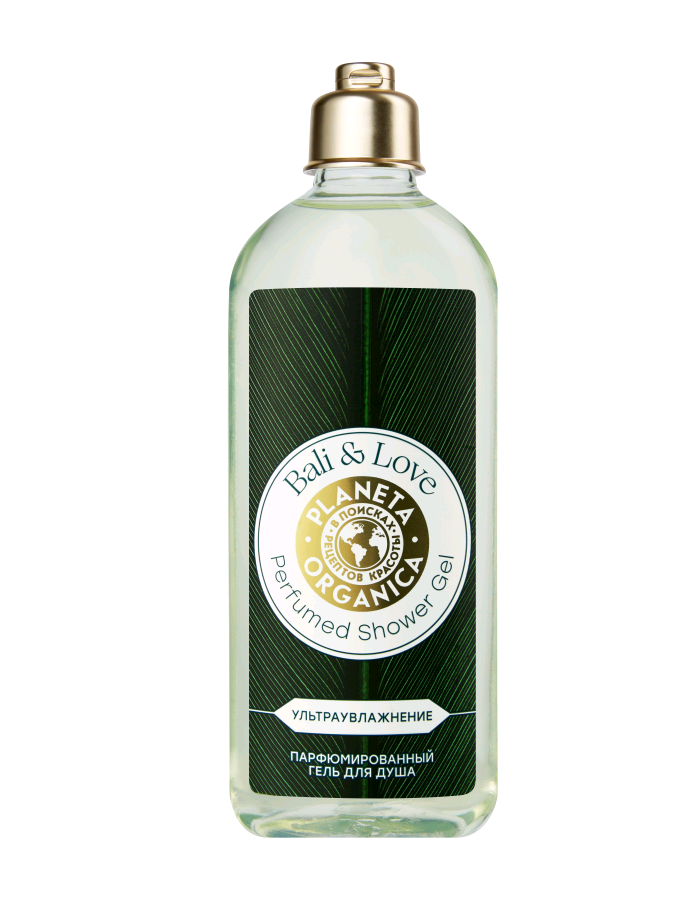 Planeta Organica Bali & Love - Perfumed Shower Gel Парфюмированный гель для душа "ультраувлажнение" 280 мл.