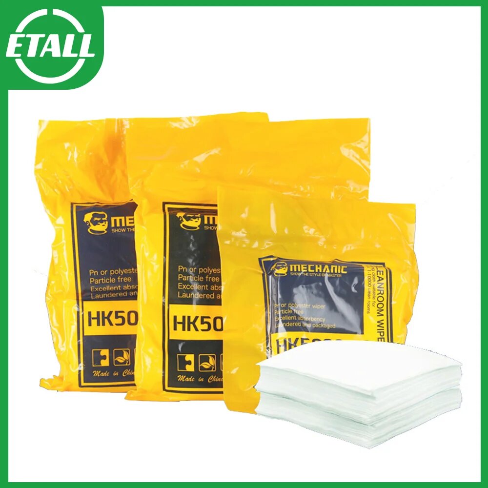 Микрофибра для экранов Mechanic HK5090, 14.5x15см, 100шт