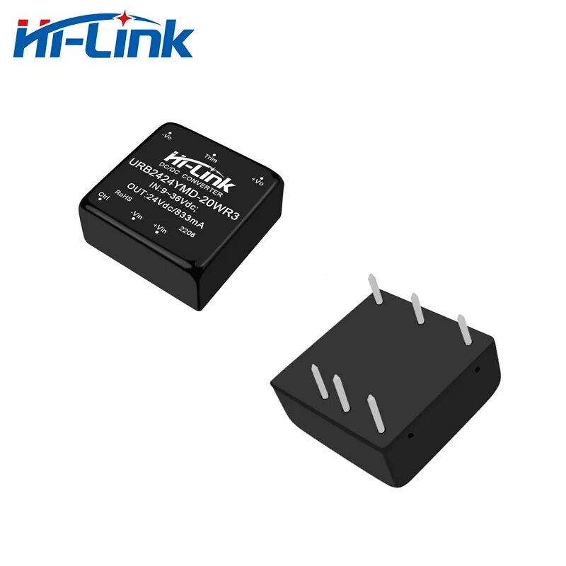 Hi-Link URB2424YMD-20WR3 изолированный DC-DC преобразователь 20Вт