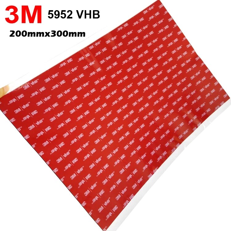 3М VHB 5952 двухсторонняя монтажная лента черная 1,1 мм 10 sheet