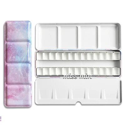 Жестяная палитра для акварельных красок DINGYI STATIONERY