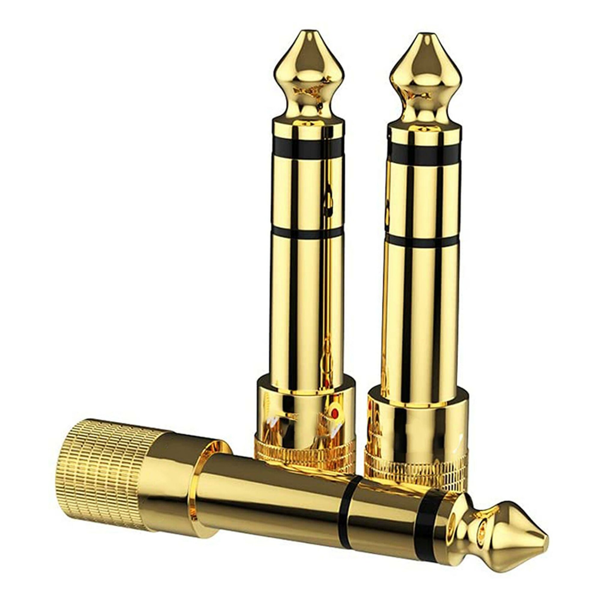 Переходник для кабеля гнездо mini Jack 3.5 на разъем Jack 6.3 Alctron / для наушников джек мини джек разъем