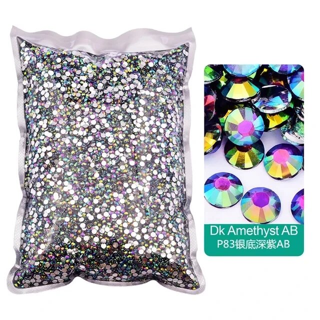 Подушка с кристаллами Dk Amethyst AB P83