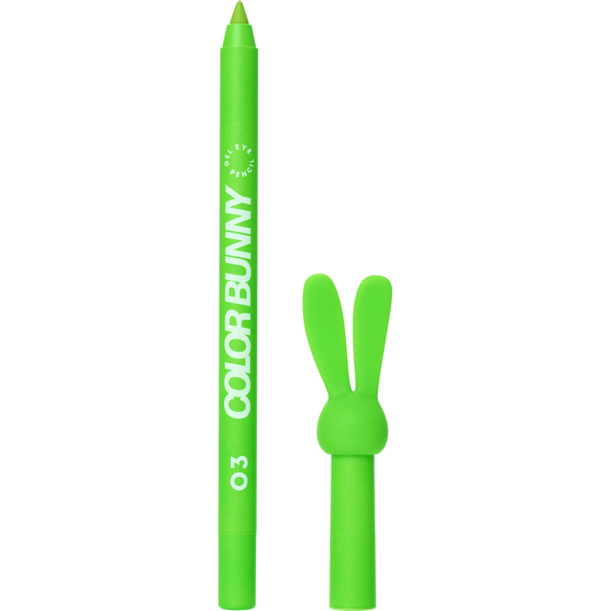Карандаш гелевый для глаз Love Generation Color Bunny, тон 03 зеленый, 1,3 г