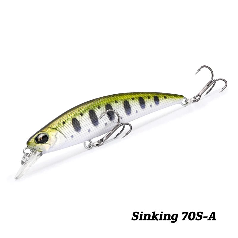 TSURINOYA DW75 Jerkbait Wobbler 70S для форели DW75-A