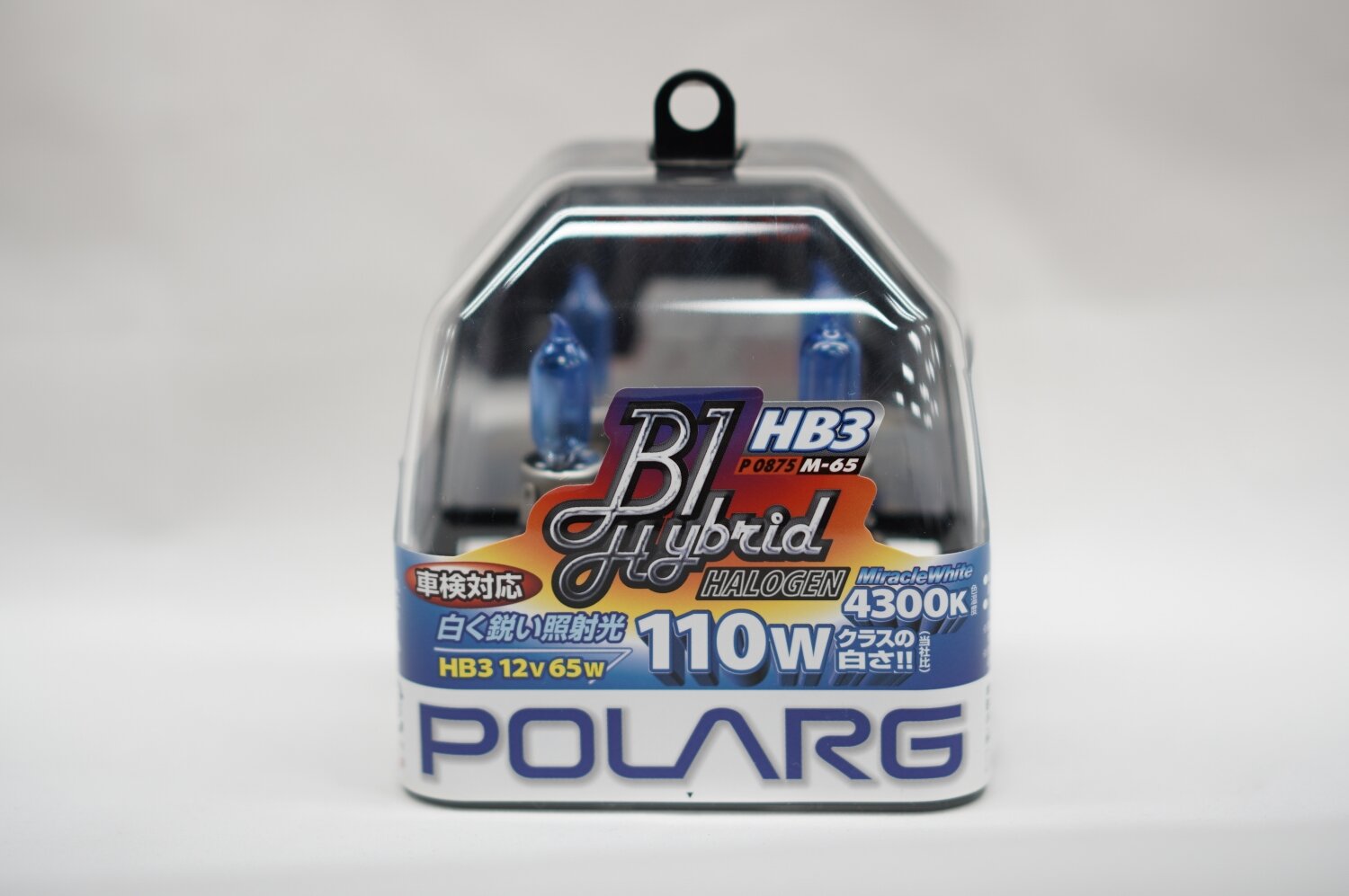 Лампы галогенные Polarg B1 Hybrid Halogen M-65 9005(HB3) 12V 65W(110W) 4300K