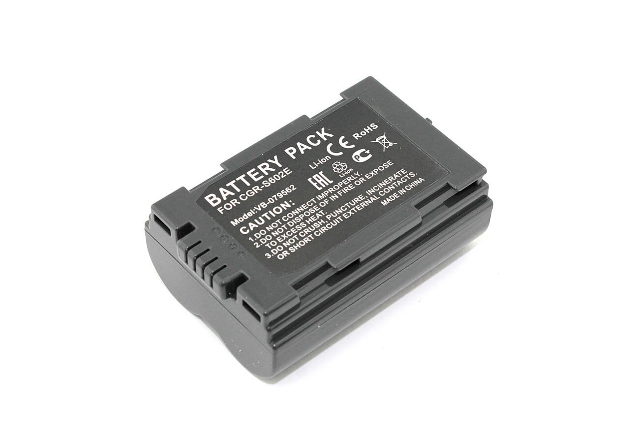 Аккумулятор CGR-S602E для камеры Panasonic DMC-L1 7.2V 1700mAh
