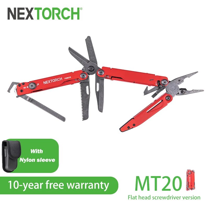 NEXTORCH MT20 Red Customized плоскогубцы многофункциональные