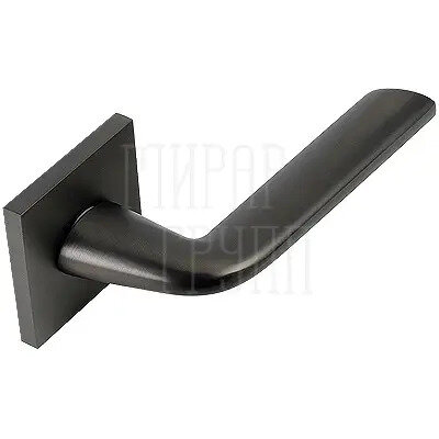 Дверная ручка на квадратной розетке ADDEN BAU "DOVE" S-584 графит