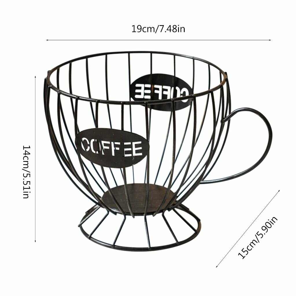 Винтажная корзина для хранения кофе