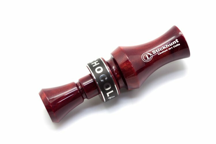 Манок духовой на утку акриловый Stickhunt ArtCalls Chocolate 1 лепесток Бордо