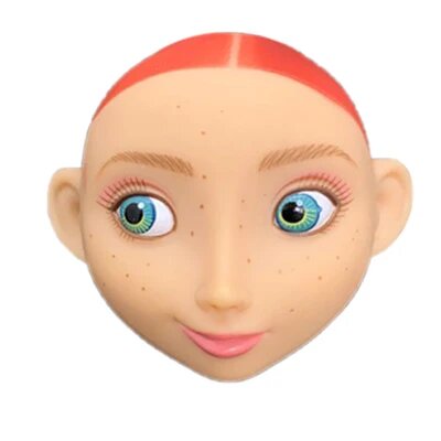 Салонная кукла для макияжа Красный, B