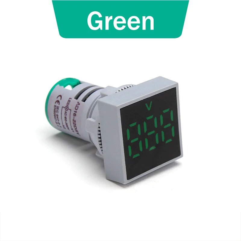 Цифровой вольтметр Green CKCTINNER AD16-22FSV