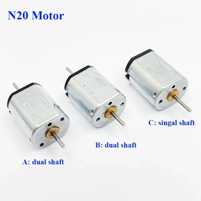 Двигатель постоянного тока N20 3-12В, Model A