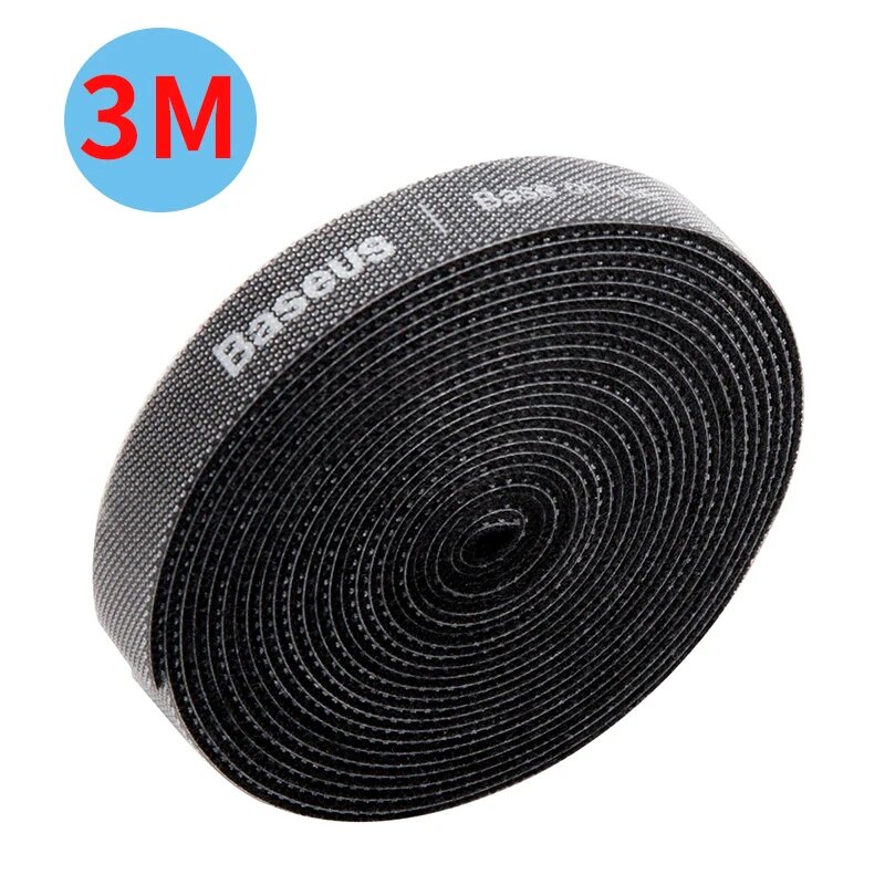 Baseus органайзер для кабелей 3M Black